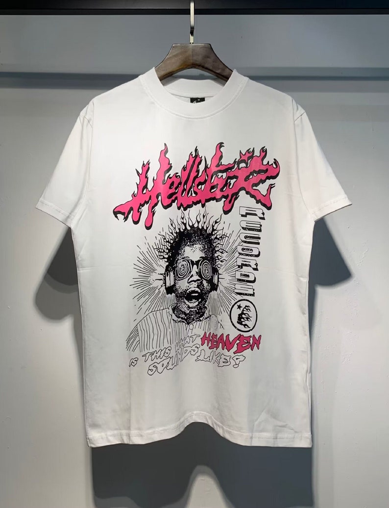 Hellstar Studios Heaven on Earth Short Sleeve Tee Black and White - Etsy