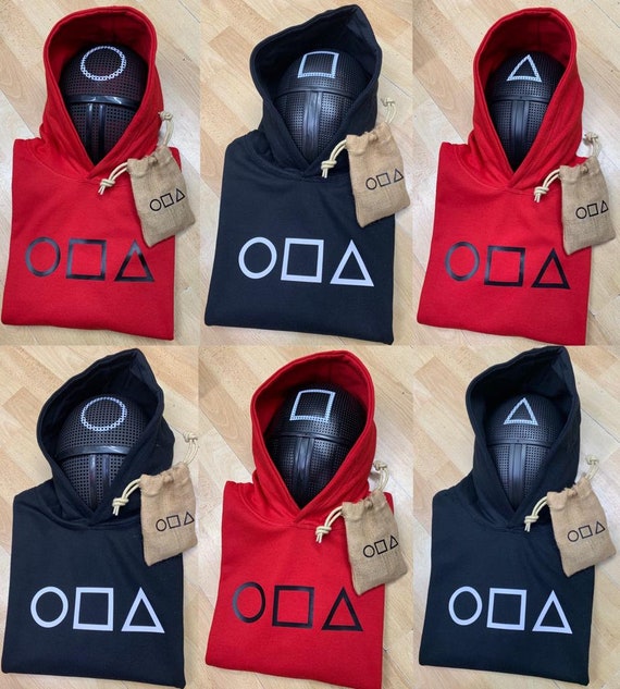 Squid Game Bundle Hoodie Mask and Marble Game Great - Etsy