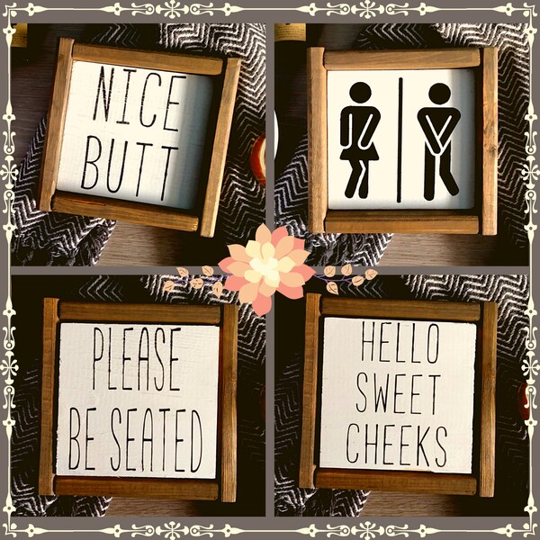 6x6 Wood Sign - Etsy