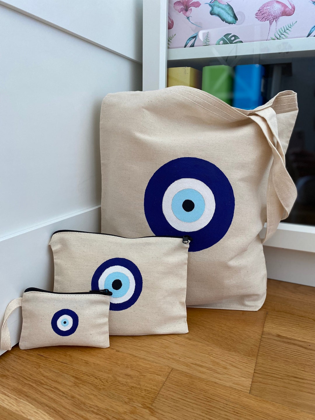 Evil Eye Tote Bag, Aesthetic Tote Bag, Bridesmaid Bag, Bridal Party ...