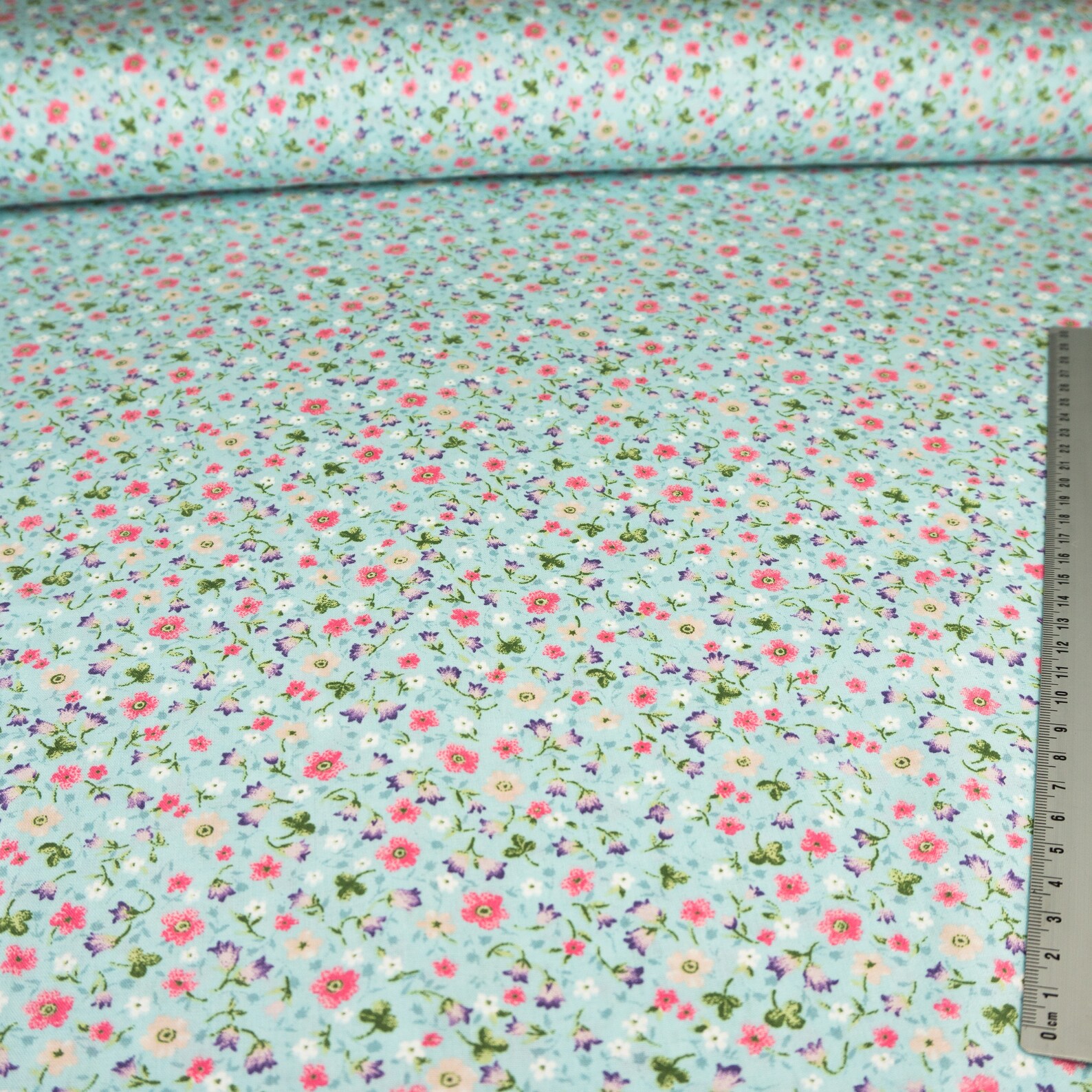 Baumwollstoff Bonita Blumen Stoff METERWARE 170 cm | Etsy