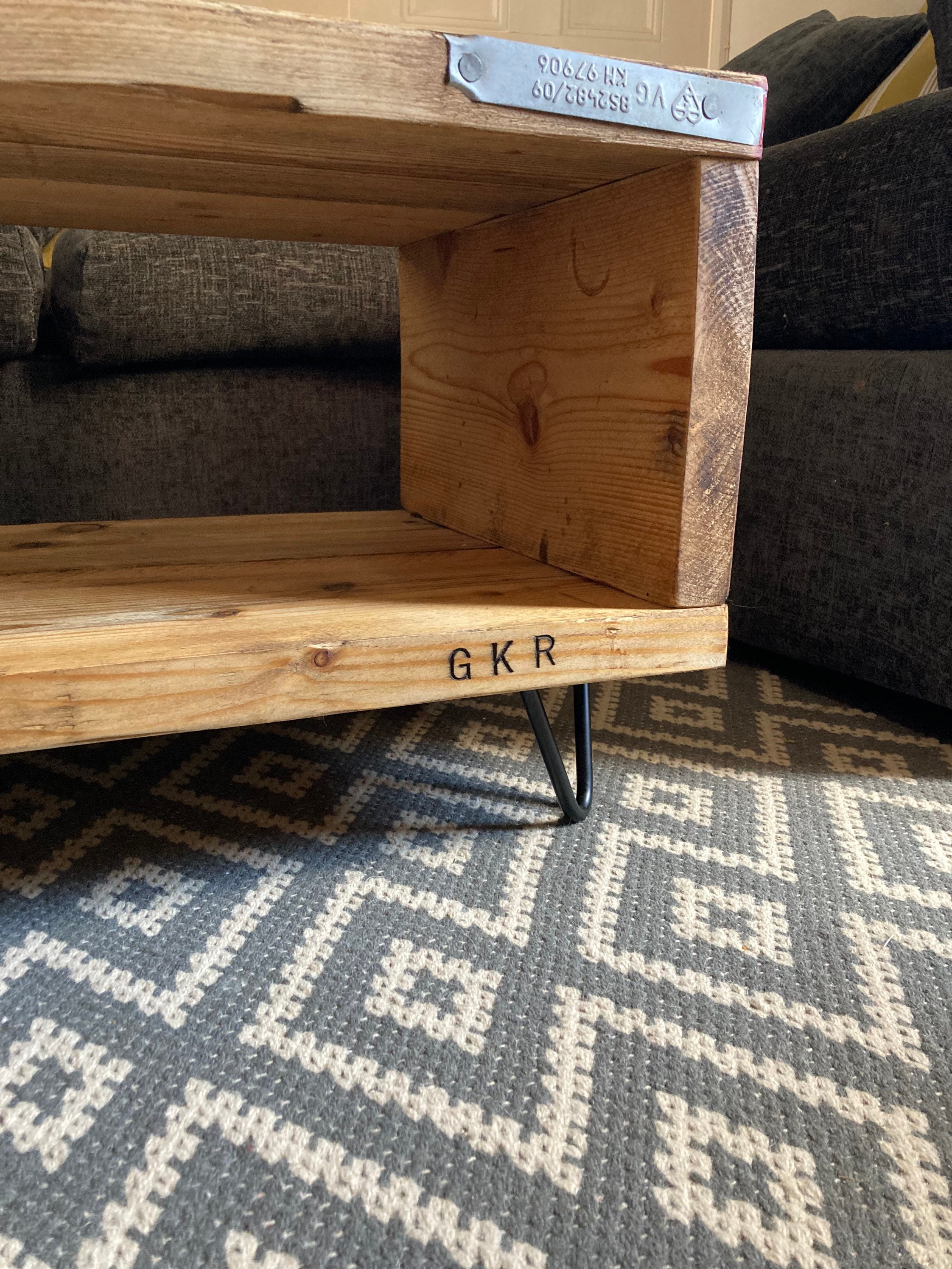 Scaffold Board Coffee Table - Etsy UK