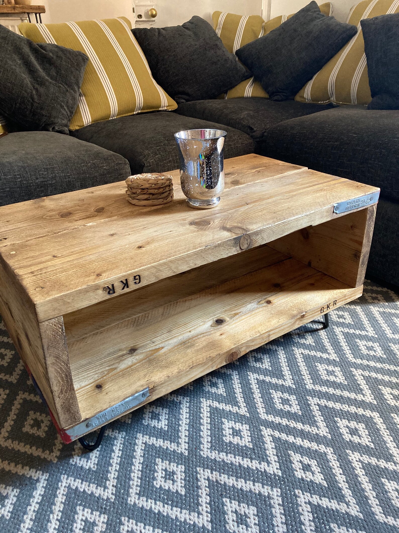 Scaffold Board Coffee Table - Etsy UK