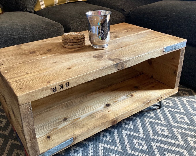 Scaffold Board Coffee Table - Etsy UK