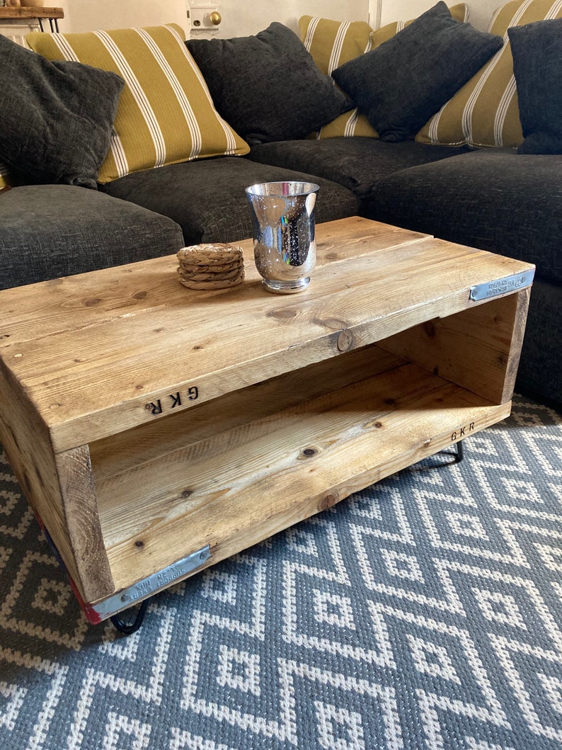 Scaffold Board Coffee Table - Etsy UK