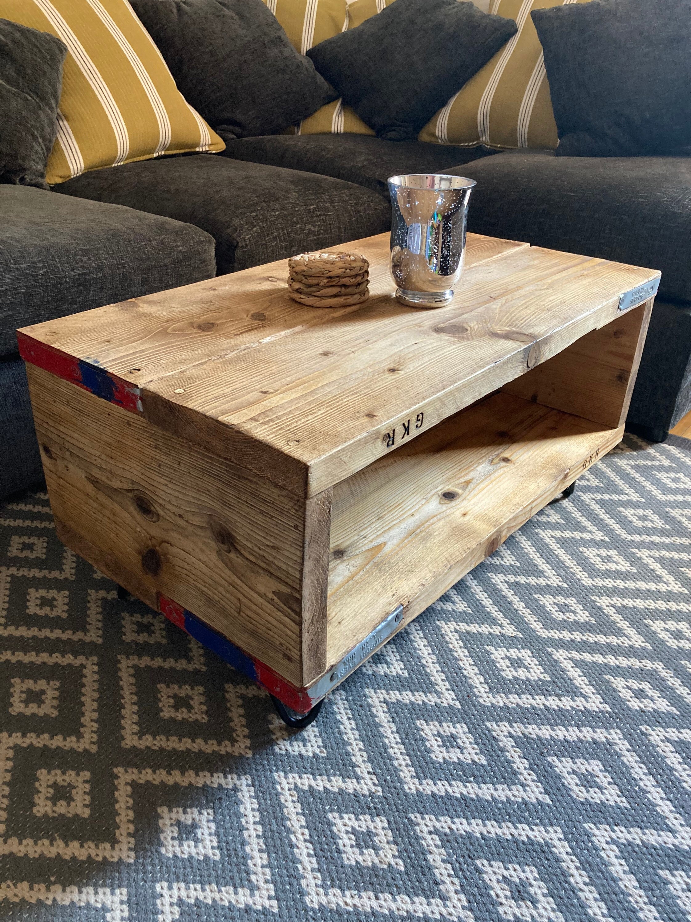 Scaffold Board Coffee Table - Etsy UK