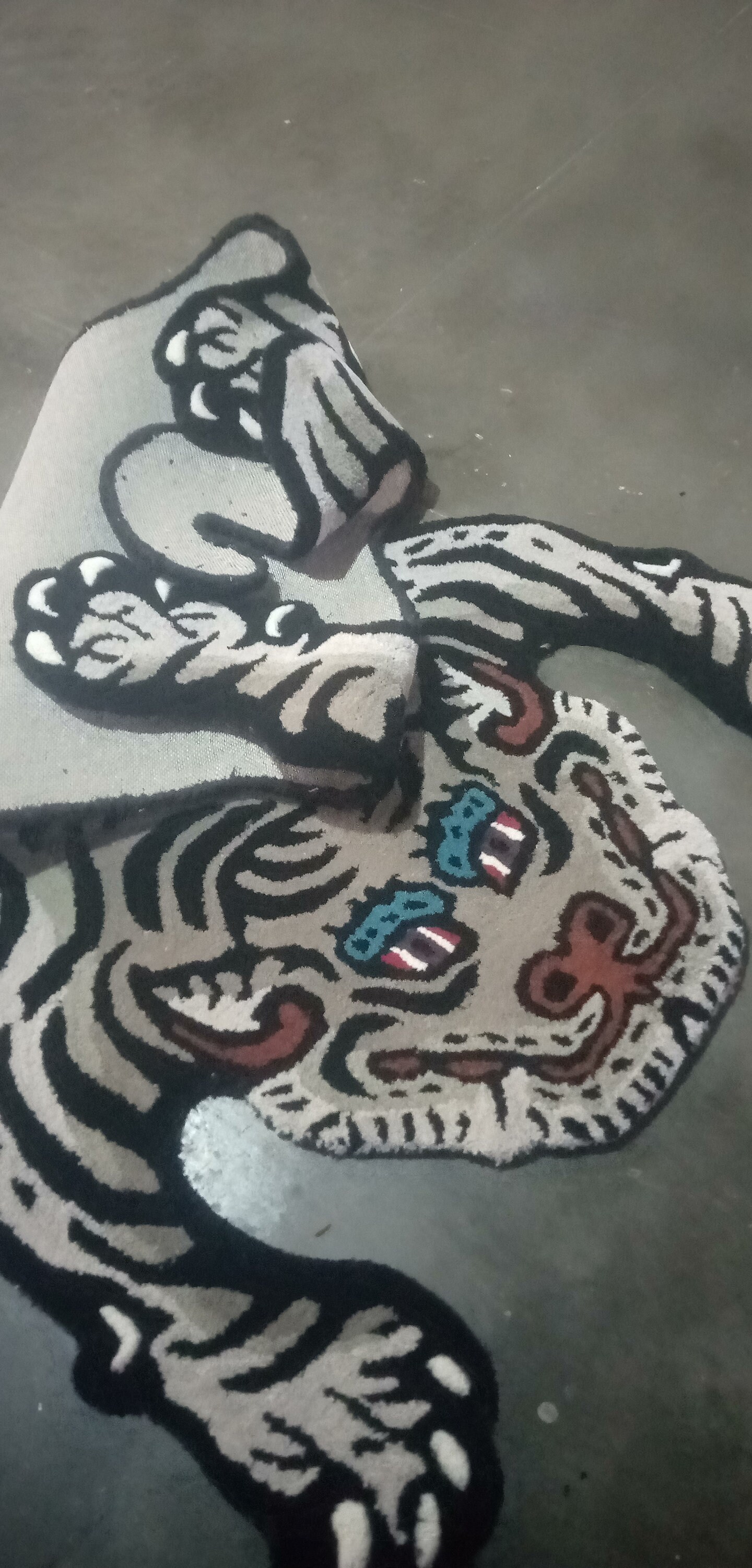 Tibetan Tiger Skin Rug Home Decor Mat Animal Wall Hanging for - Etsy