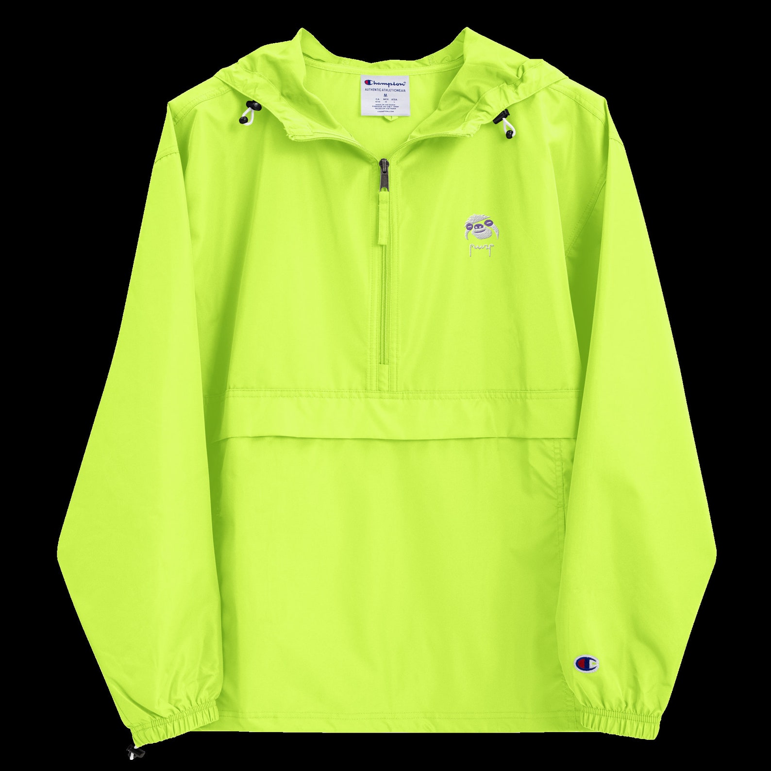 TPE Champion Windbreaker Camo Running Top Neon Rain Jacket Kangaroo ...