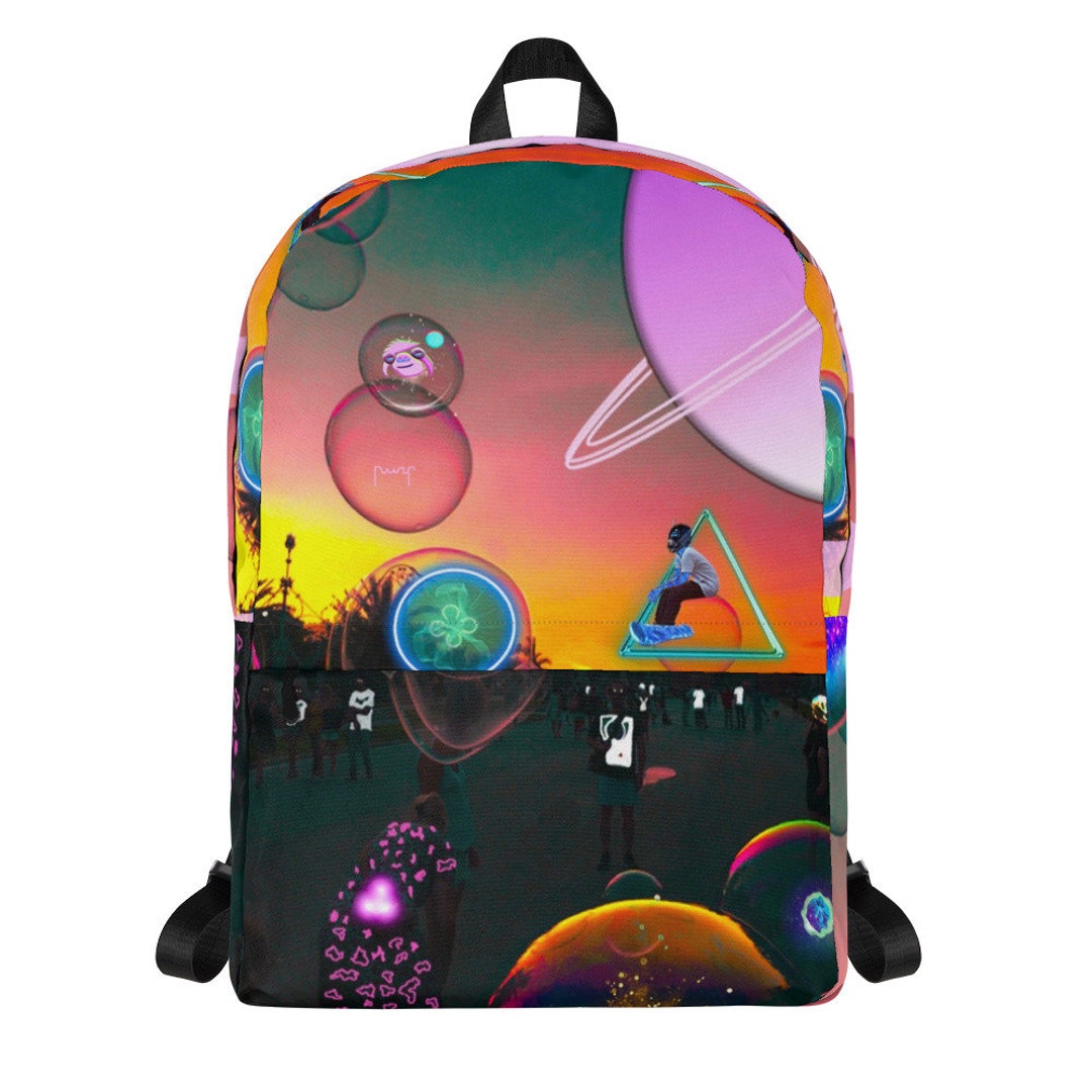 Trippy Universe Backpack – Abstract Galaxy Design, Water-resistant - Etsy