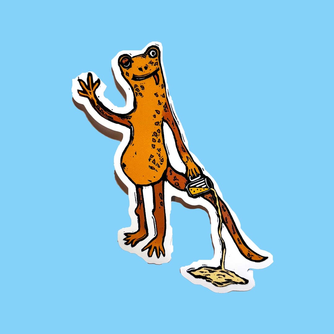 Newt Sticker - Etsy