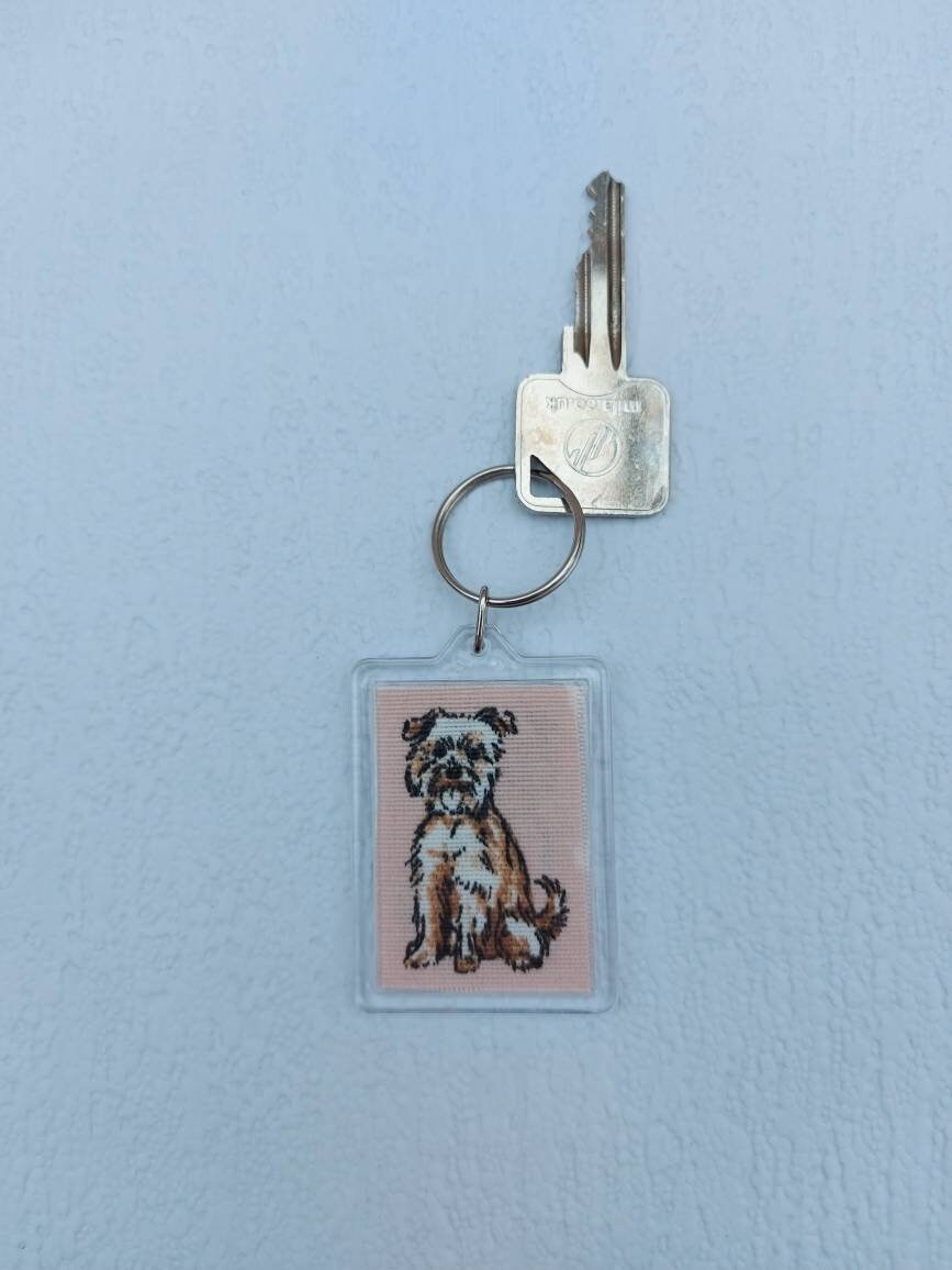Yorkshire Terrier Key Ring Yorkie Key Chain. - Etsy UK