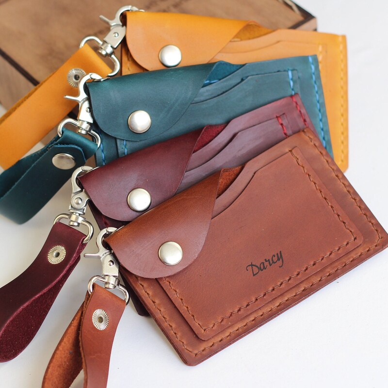 Keychain Wallet - Etsy