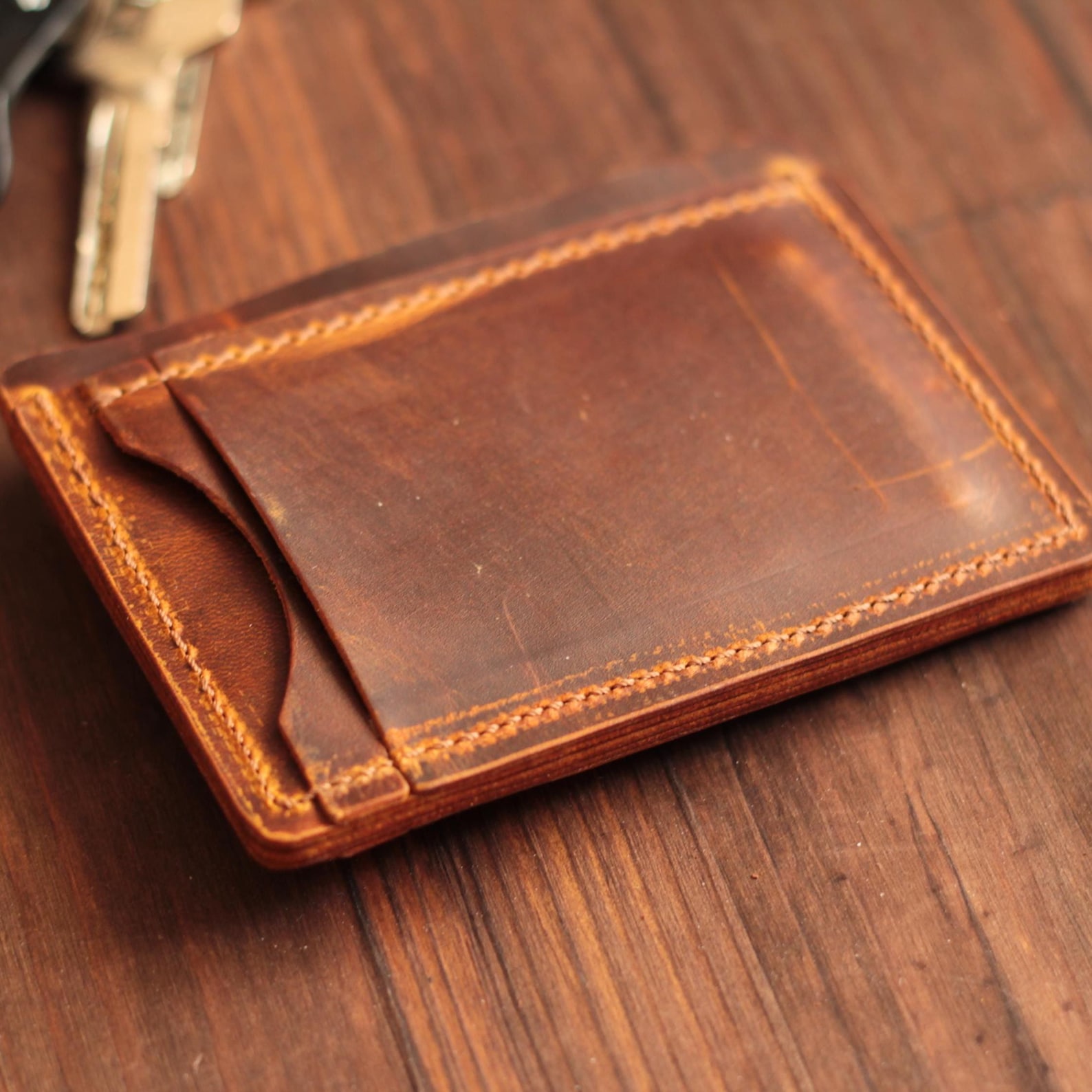 Leather AirTag Wallet: Minimalist Slim Unisex Wallet Small Pocket Card ...
