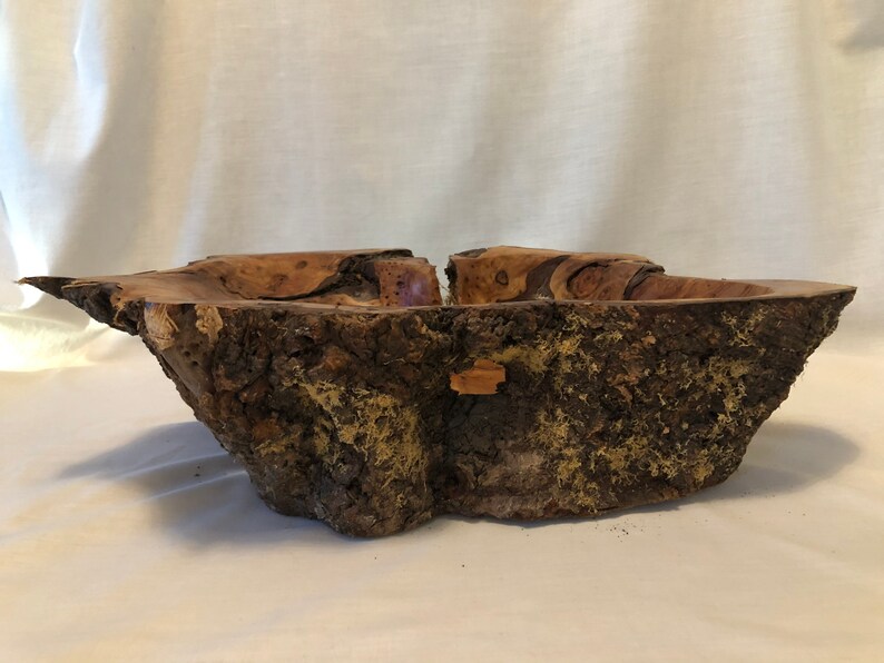 Rustic Wooden Bowl Handmade - Etsy
