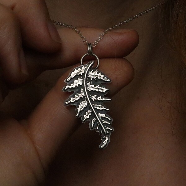 Fern Necklace - Etsy