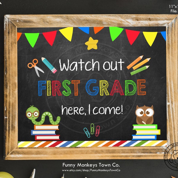Watch Out 1st Grade - Etsy