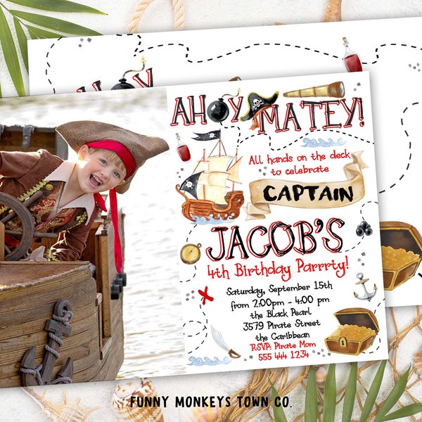 Caribbean Party Invitation - Etsy