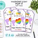 Editable Valentine's Day Pop It Gift Tag, You Make My Heart Pop ...