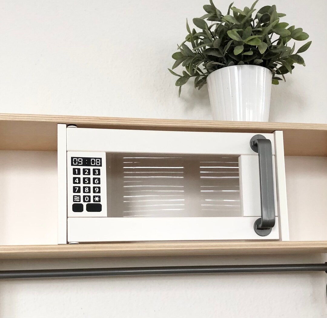 Microwave Stickers, Children's Kitchen Stickers, Play Kitchen Stickers ...