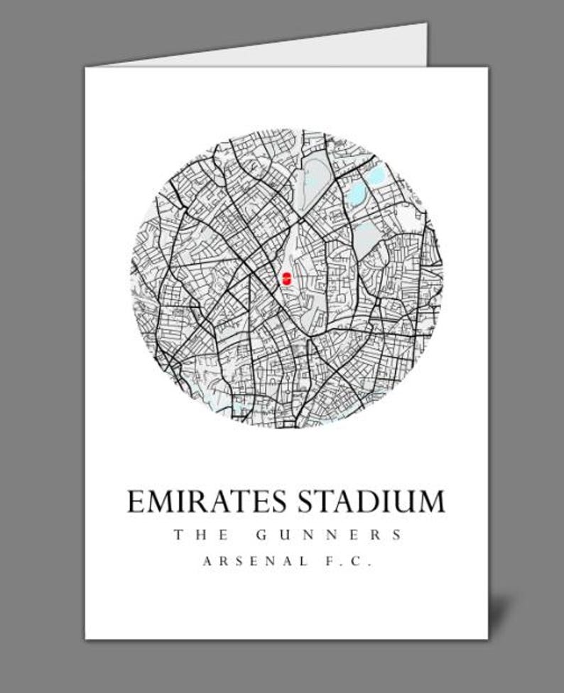 Everton FC Goodison Park Stadium Map Art Print (digital) - Etsy