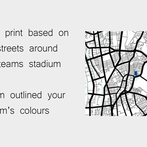 Everton FC Goodison Park Stadium Map Art Print (digital) - Etsy
