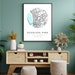 Everton FC Goodison Park Stadium Map Art Print (digital) - Etsy