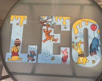 Custom Hand Painted Wall Letters - Etsy