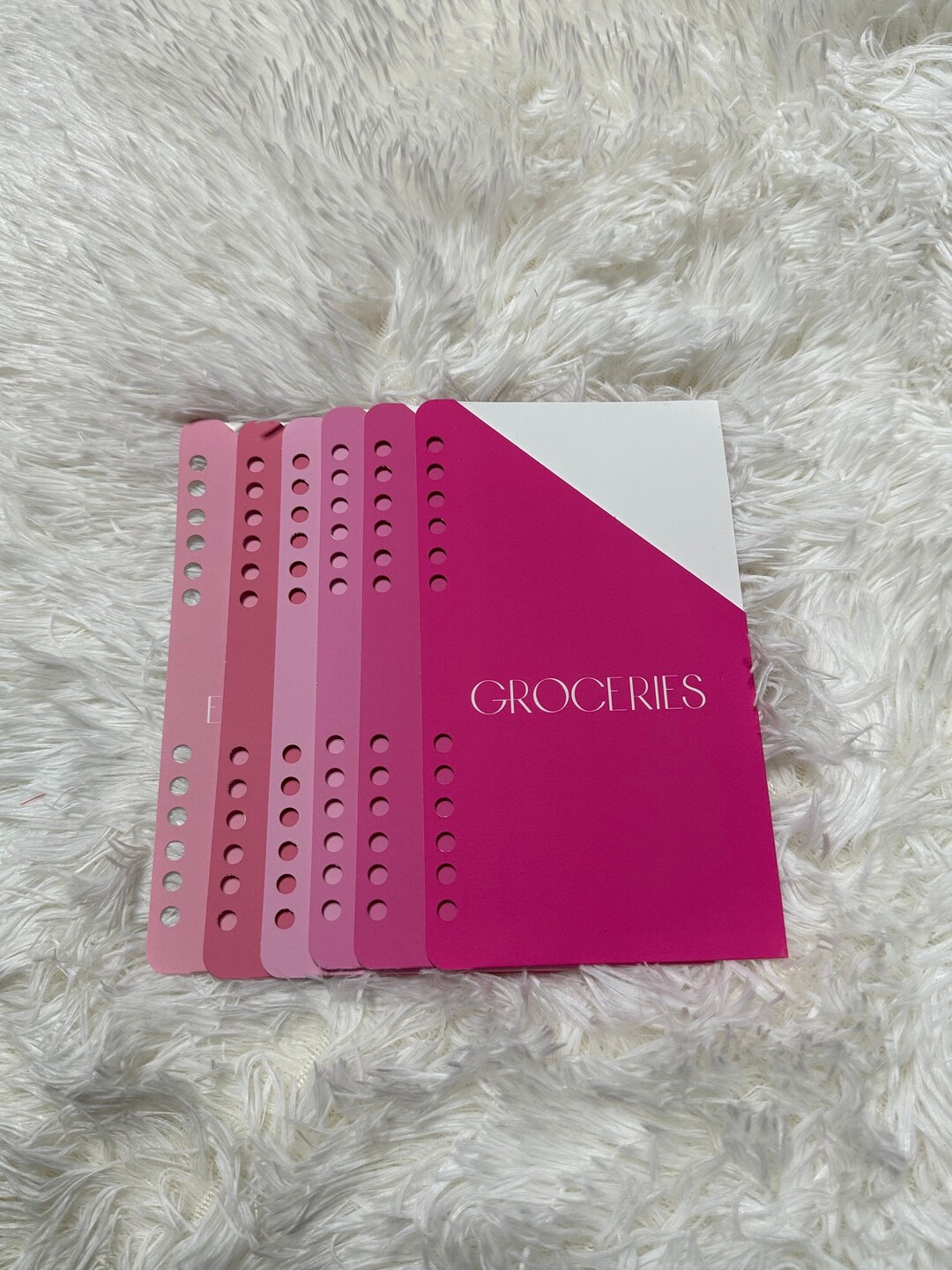 Vertical Cash Envelopes Set Laminated Paper Money Envelopes Pre ...