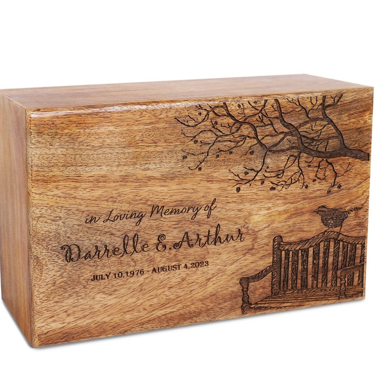 Wooden Urn Boxes in Usa - Etsy