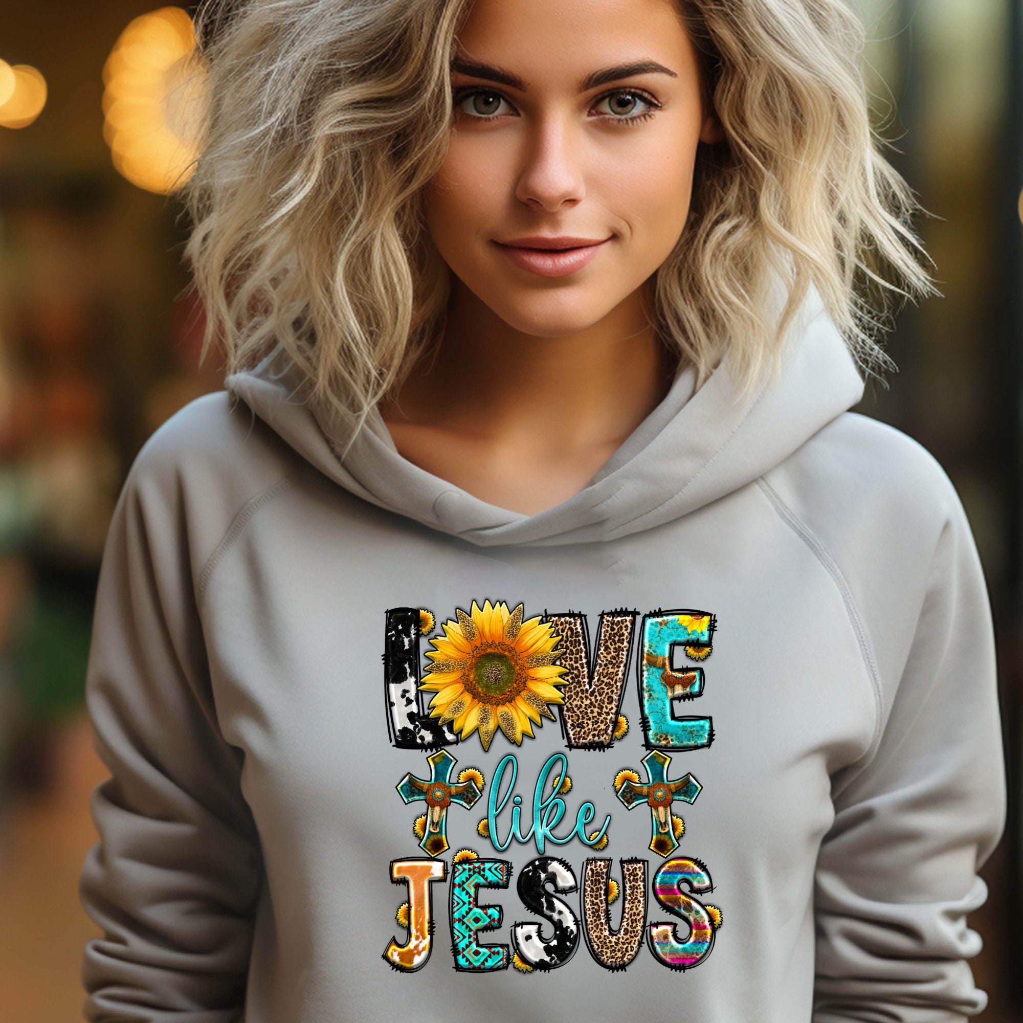 Love Like Jesus Hoodie Faith Hoodie Jesus Love Hoodie Christian