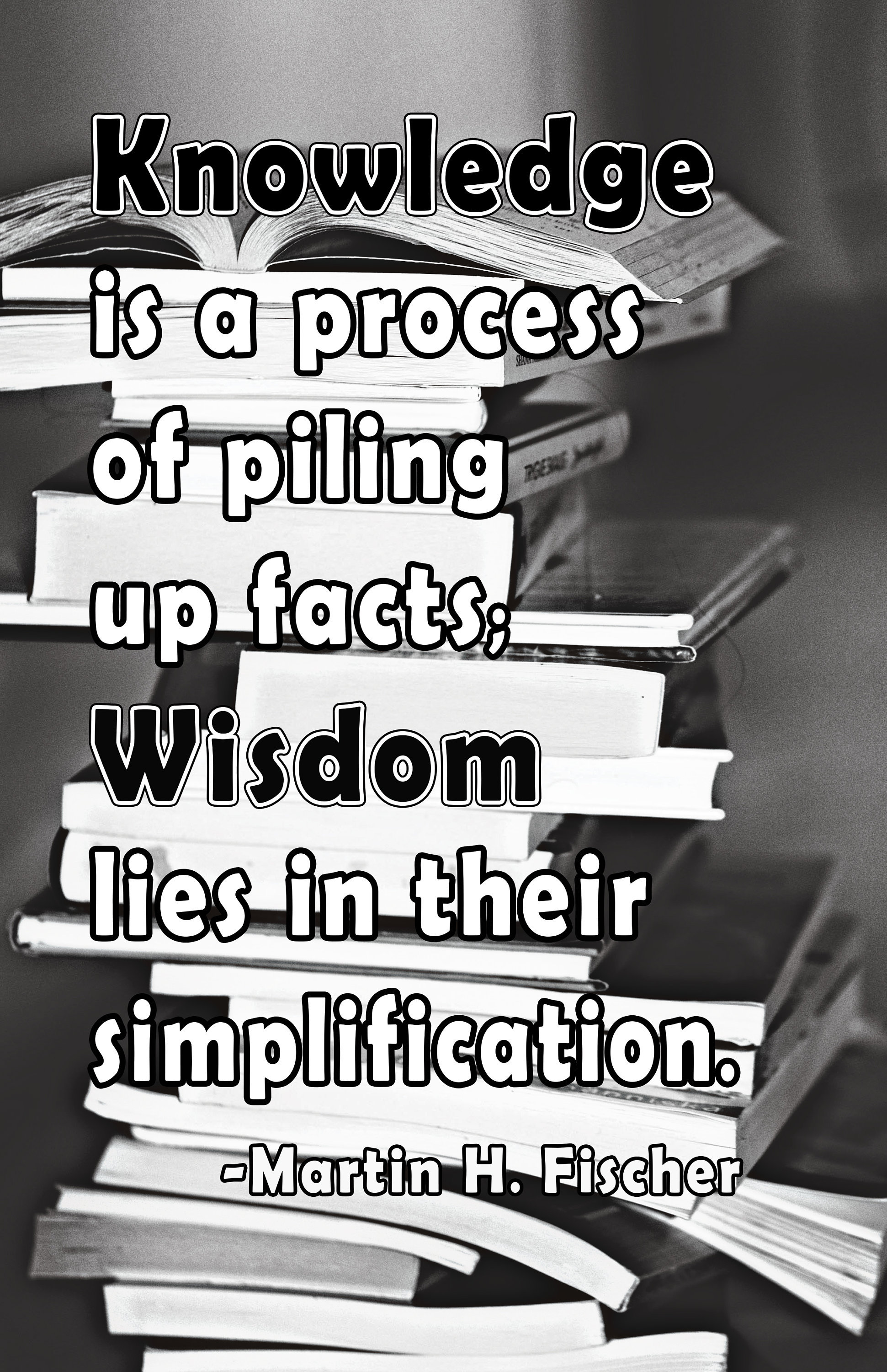 Knowledge and Wisdom Motivational Poster - Etsy
