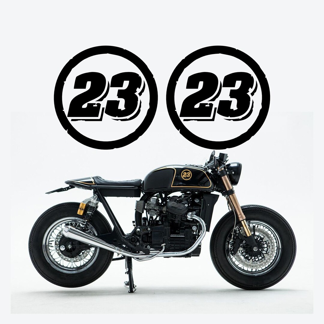 2 Race Numbers Numerous Stickers Bike Decals Set Vinyl Stickers for ...
