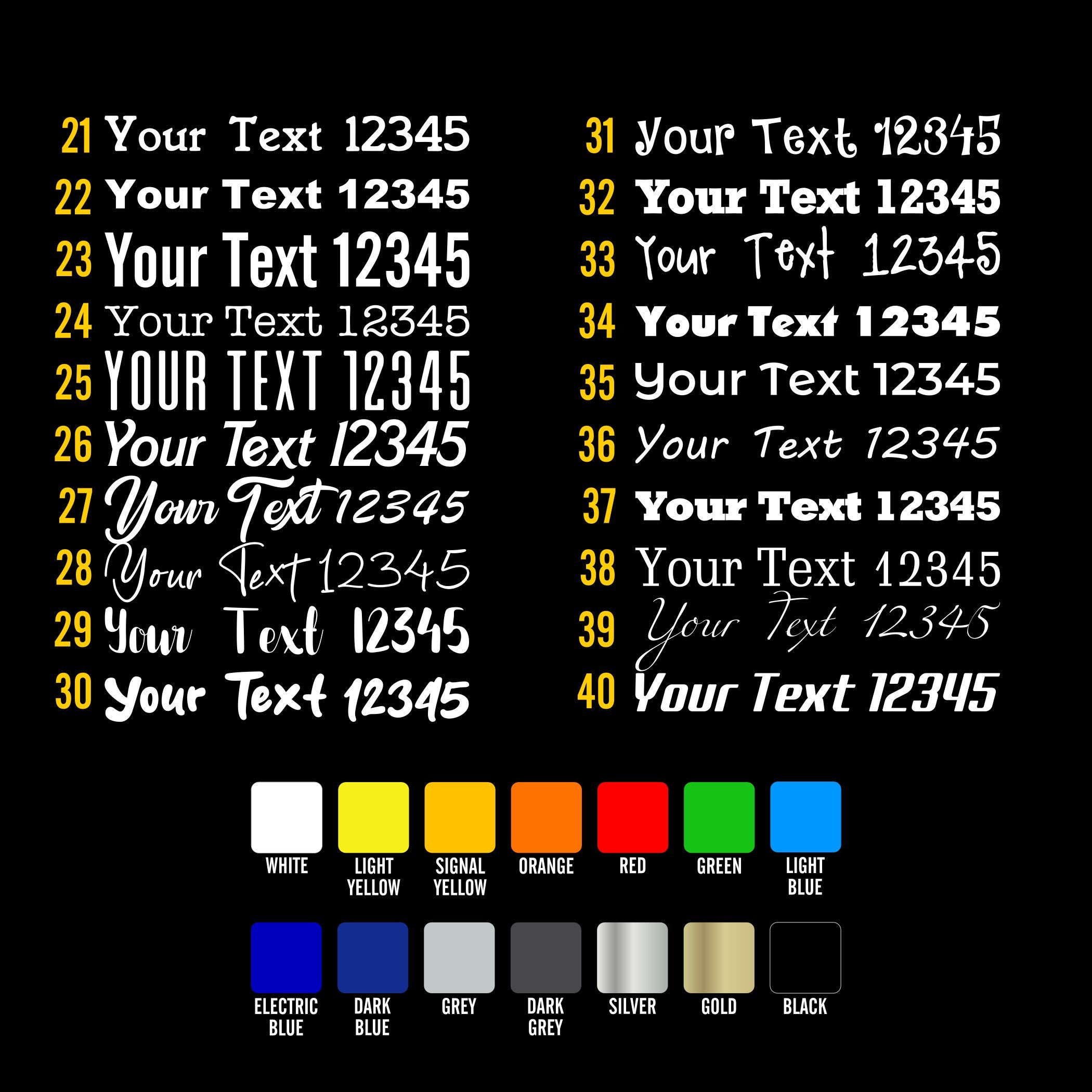 Personalized Stickers With Names in Vinyl Troquelado Letters ...