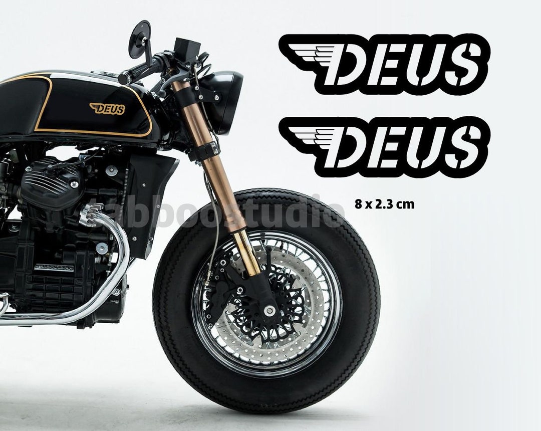 Pegatinas Deus Ex Machina Motorcycle Helmet Cafe Racer - Etsy