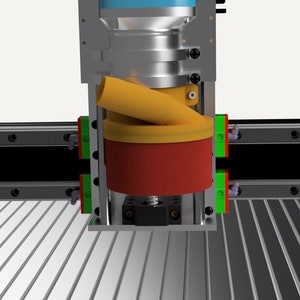 Innovative Modular Makita Router Cyclonic Dust Boot System for CNC. 3 ...