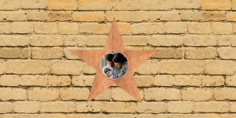 Whimsical Star Picture or Mirror Frame. Digital Download for CNC ...