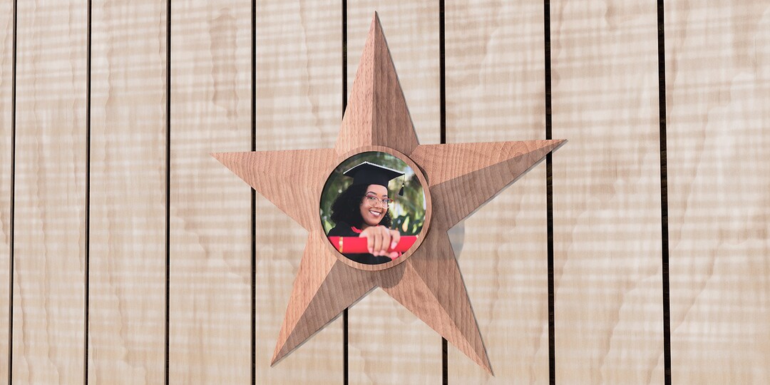 Whimsical Star Picture or Mirror Frame. Digital Download for CNC ...