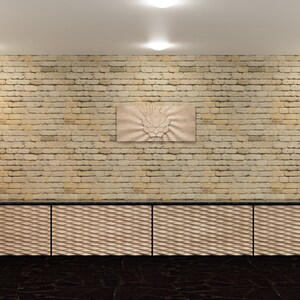 Lotus Flower Wave CNC Panel Art. High Quality STL File for CNC - Etsy