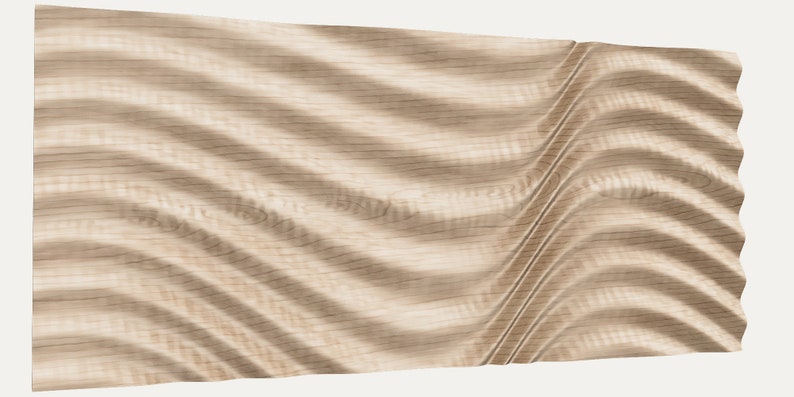 Wave Wall Art CNC Digital Download - Etsy