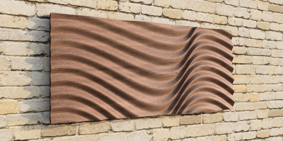 Wave Wall Art CNC Digital Download - Etsy