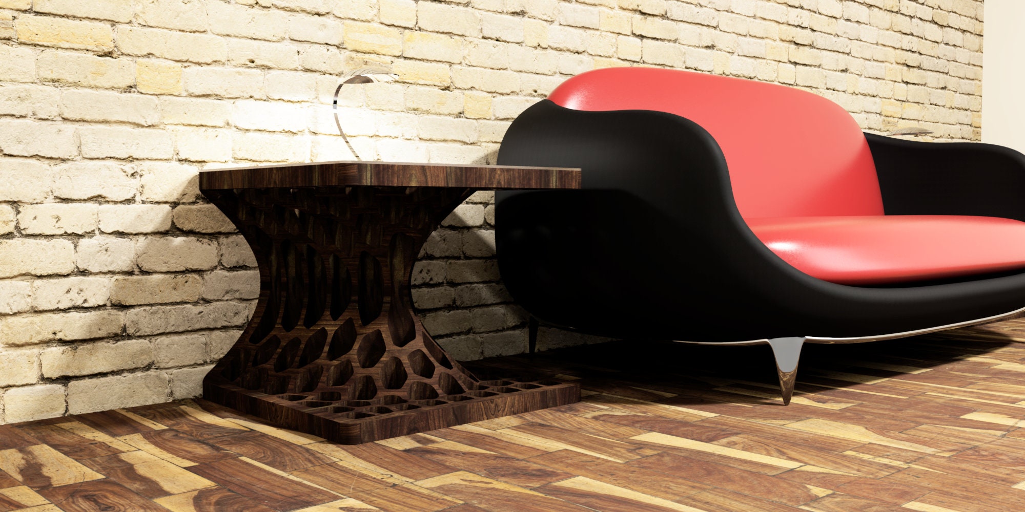 Artistic Voronoi End Table Stls & Plan Files for Cutting on a CNC ...