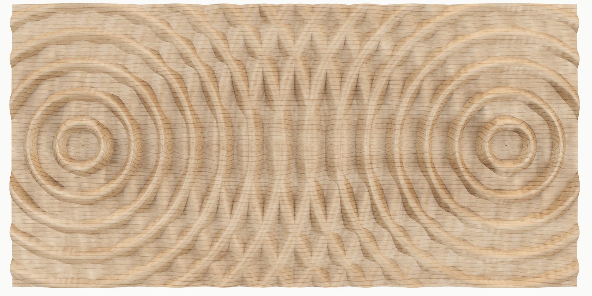 Colliding Ripples Wave Panel Art. Downloadable Digital File for CNC ...