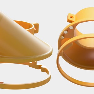 Innovative Modular Cyclonic Dust Boot System for 80mm CNC Router. STL ...