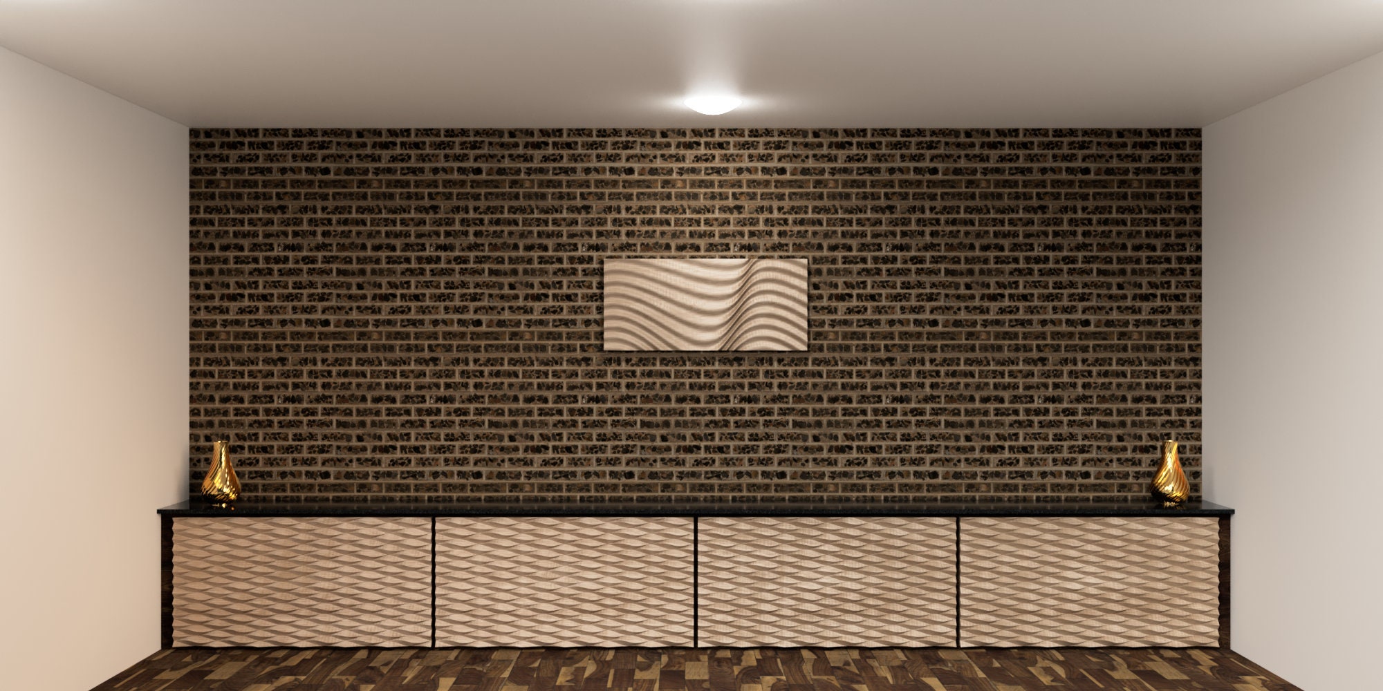 Digital CNC Wave Wall Panel Art Download - Instant Downloadable Design ...