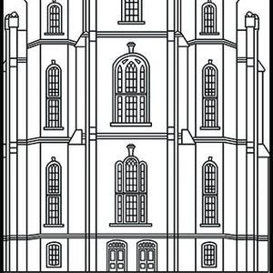 Digital Download Bookmarks for Coloring of LDS Temple. St. George ...