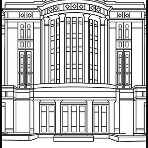 Digital Download Bookmarks for Coloring of LDS Temple. St. George ...