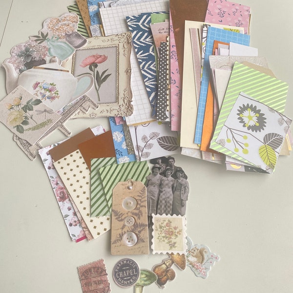 Paper Scrap Pack - Etsy