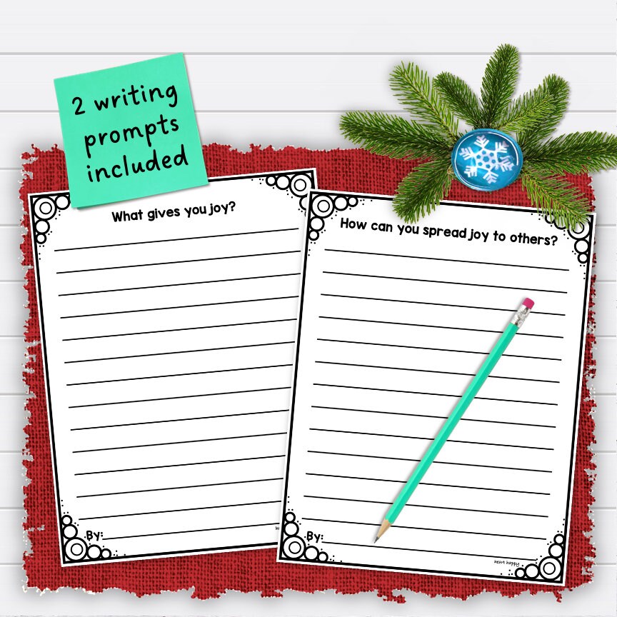 Joy Sign Kids Printable Craft Template, Winter Craft, Christmas, Paper ...