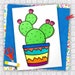 Cactus Craft, Printable Kids Template, Desert Craft, Summer, Homeschool ...