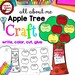 Back to School All About Me Apple Tree, Kids Printable Craft Template ...